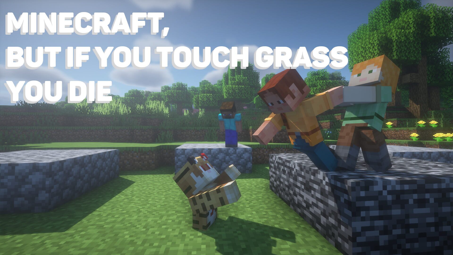 Minecraft, But If You Touch Grass You Die Game Details - Dexerto Database