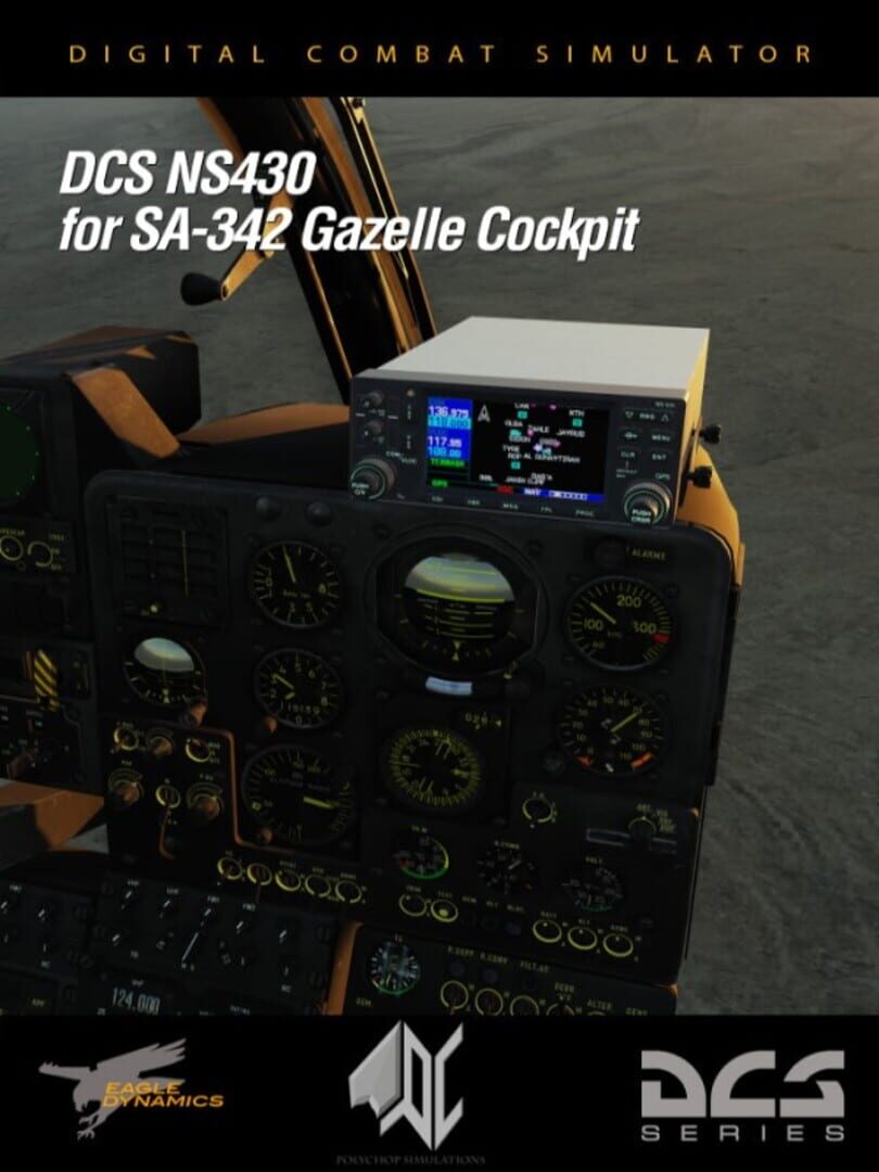 DCS World: NS 430 Navigation System for SA342 Gazelle by Eagle Dynamics, Polychop Simulations ...