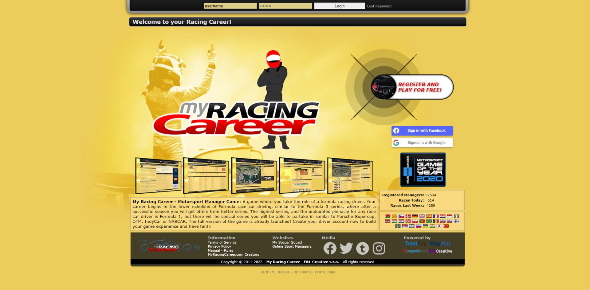 My Racing Career | indienova GameDB 游戏库