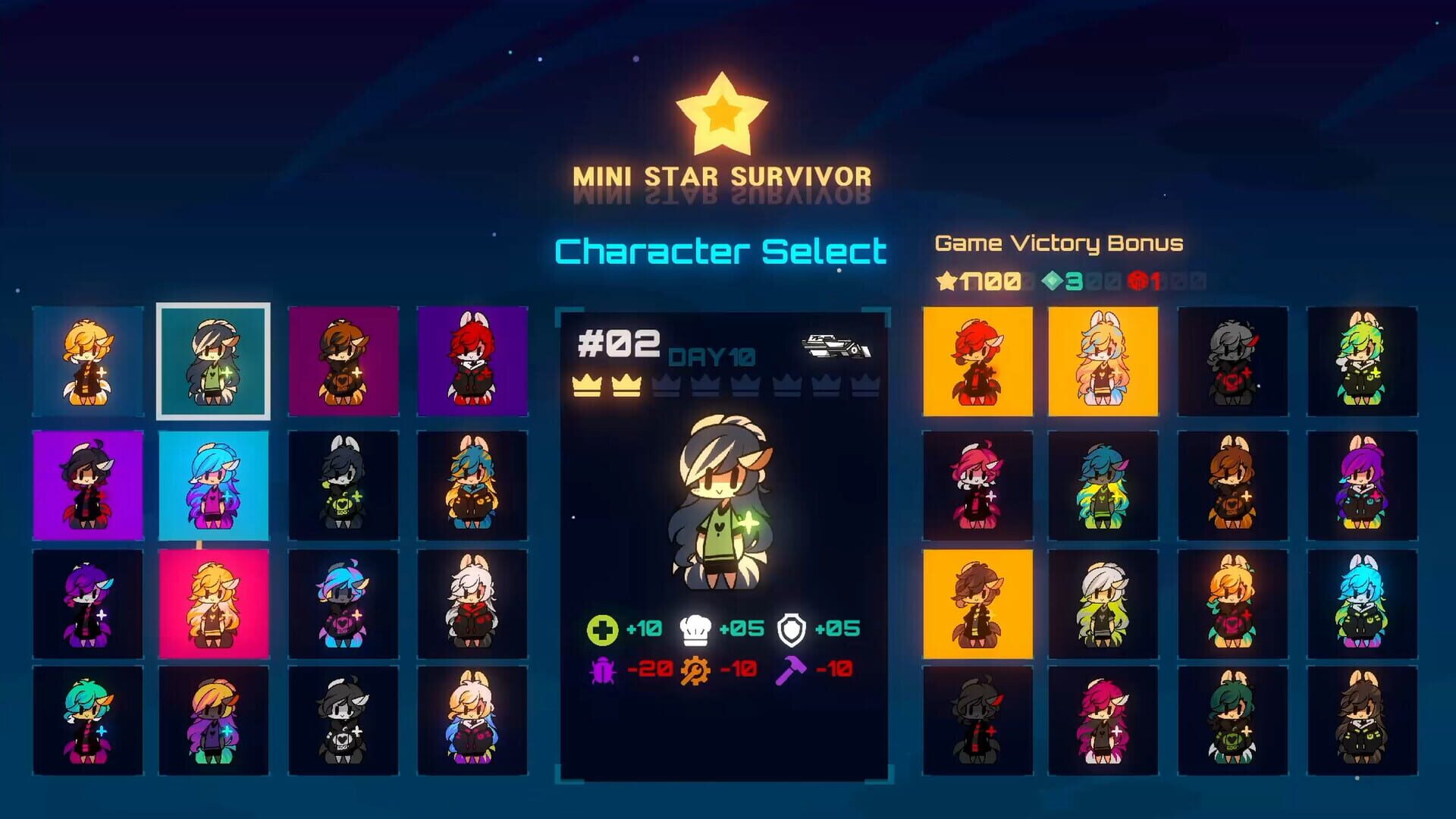 Mini Star Survivor | indienova GameDB 游戏库