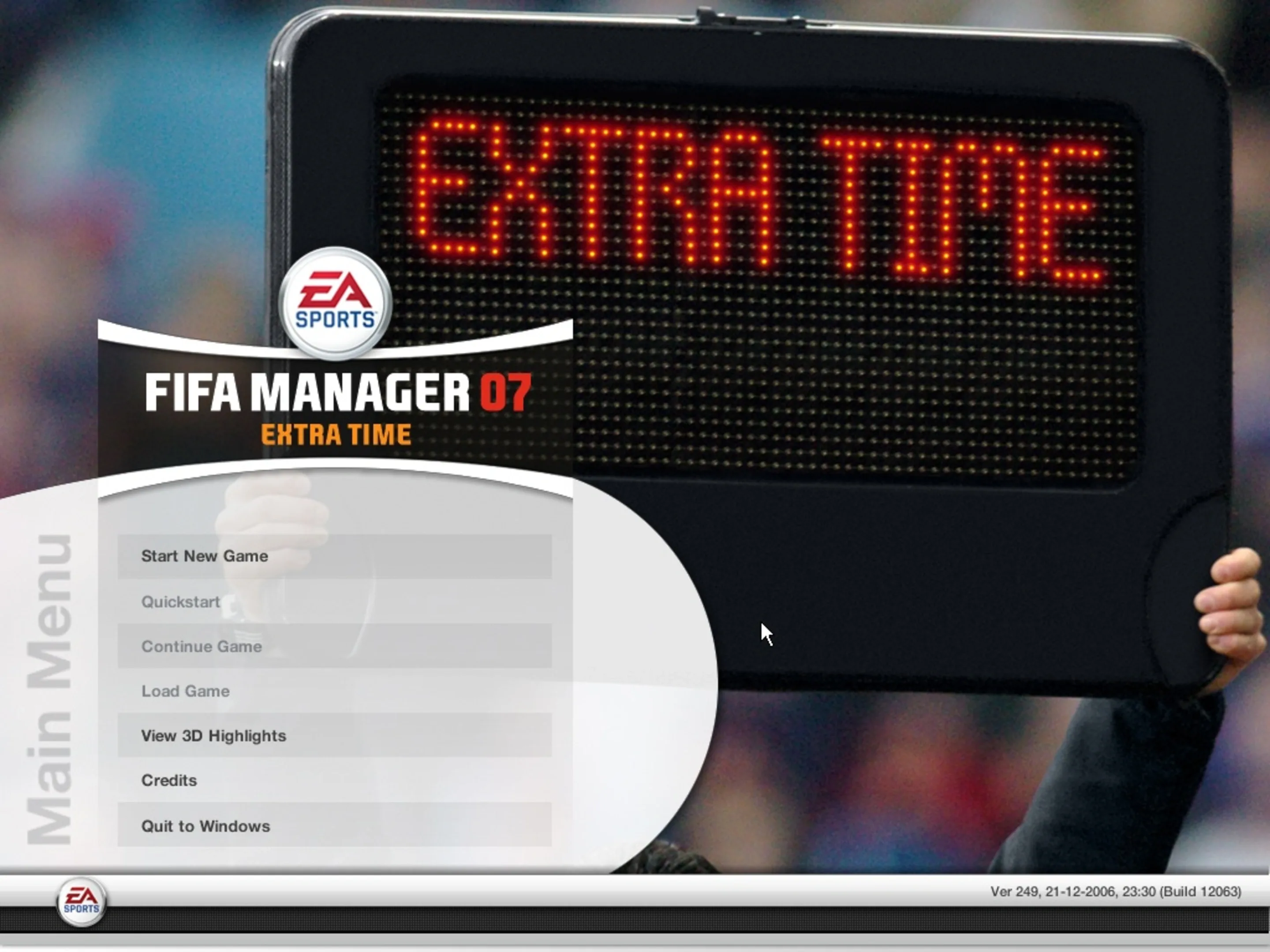 FIFA Manager 07: Extra Time | Stash - Games tracker