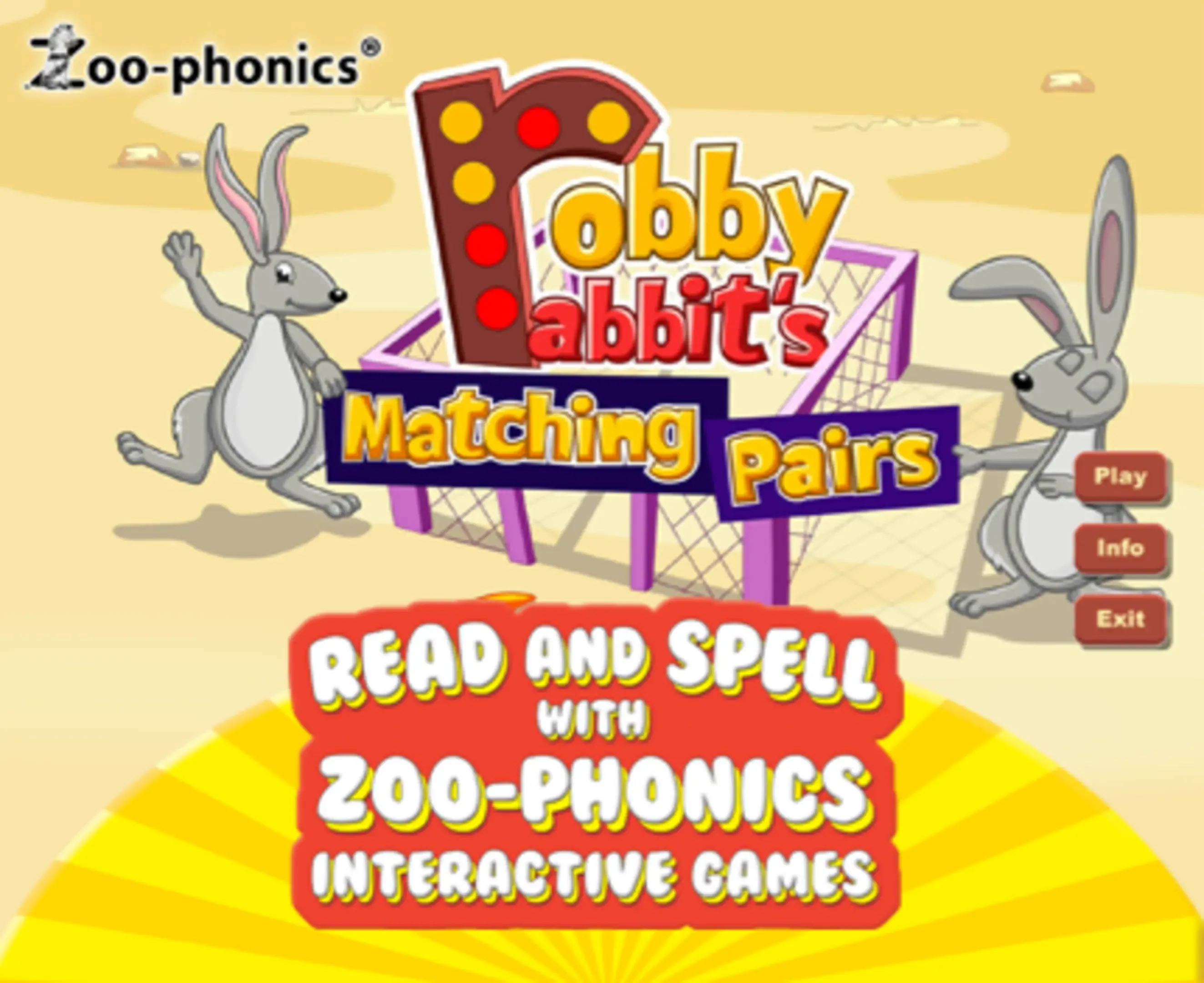 Zoo-phonics 4: Robby Rabbit's Matching Pairs | Stash - Games tracker
