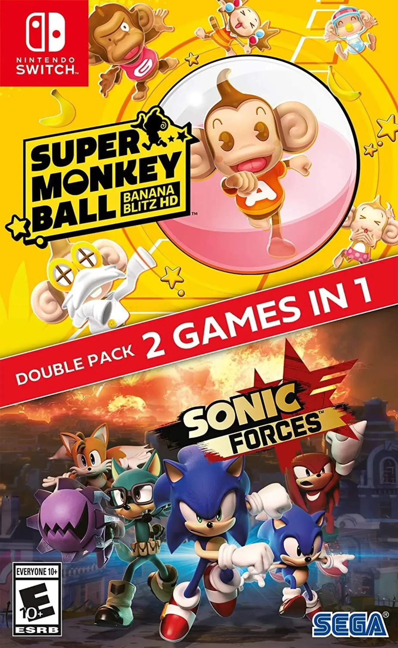 Sonic Forces + Super Monkey Ball: Banana Blitz HD Double Pack | Stash - Games tracker