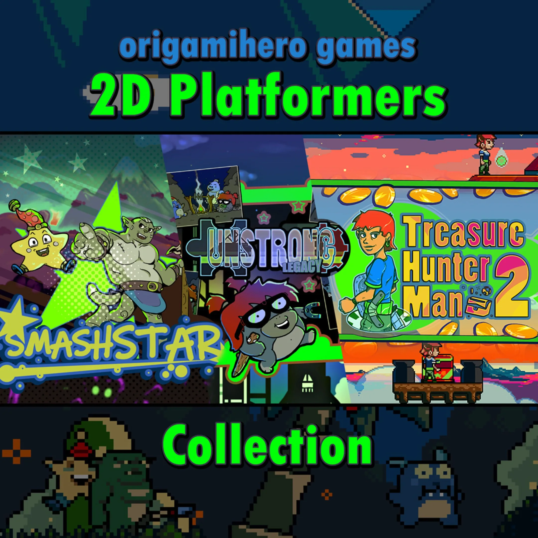Origamihero Games 2D Platformer Collection | Stash - Games tracker