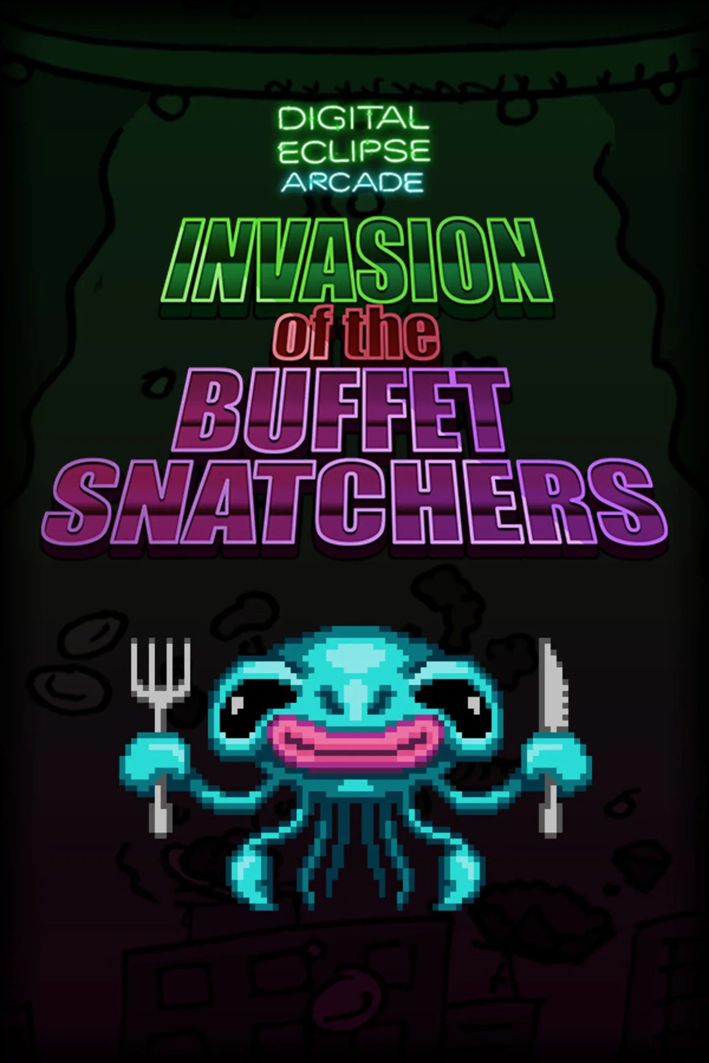 Digital Eclipse Arcade: Invasion of the Buffet Snatchers | Stash - Games tracker