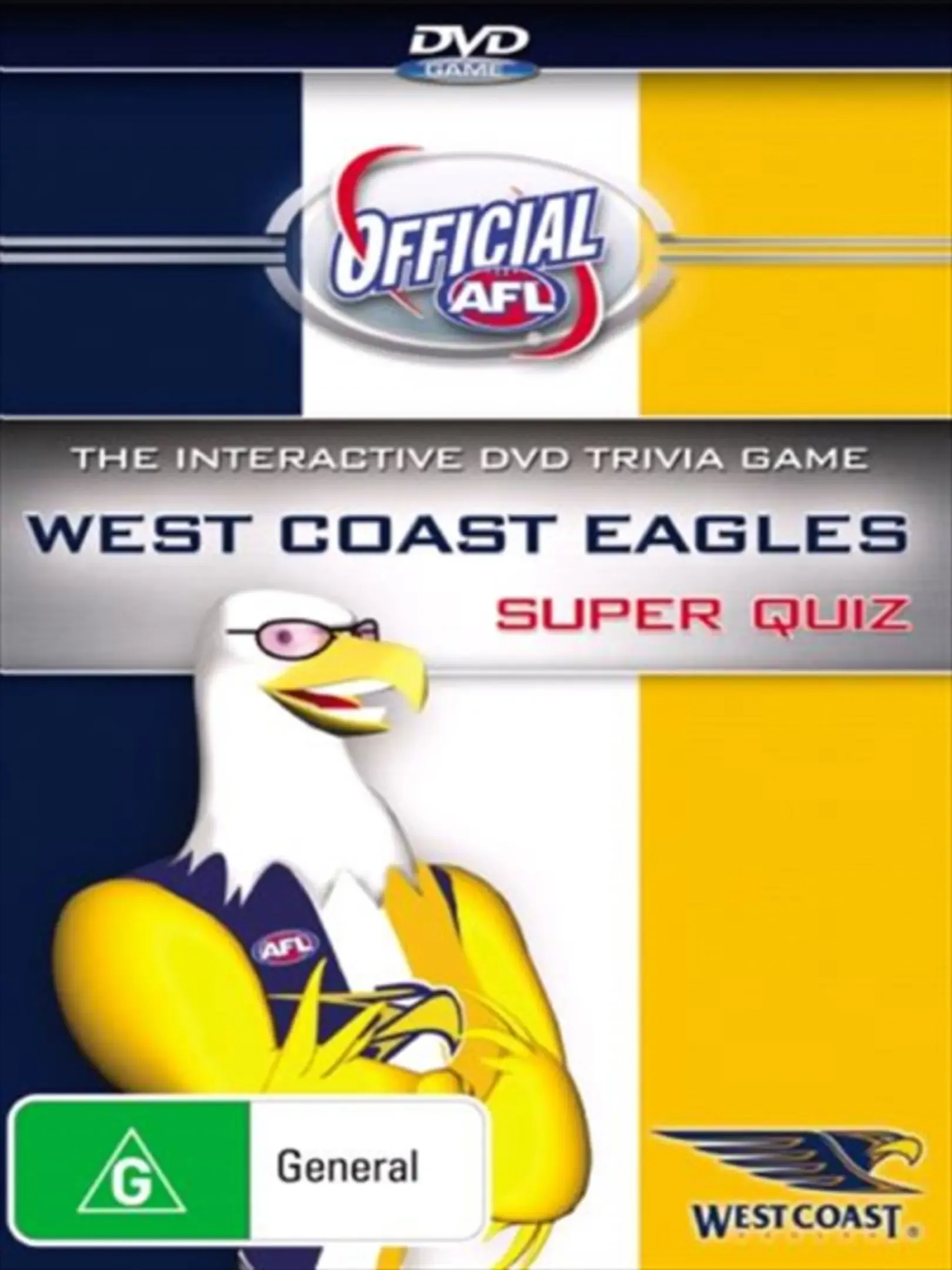 Official AFL: The Interactive DVD Trivia Game - West Coast Eagles Super ...