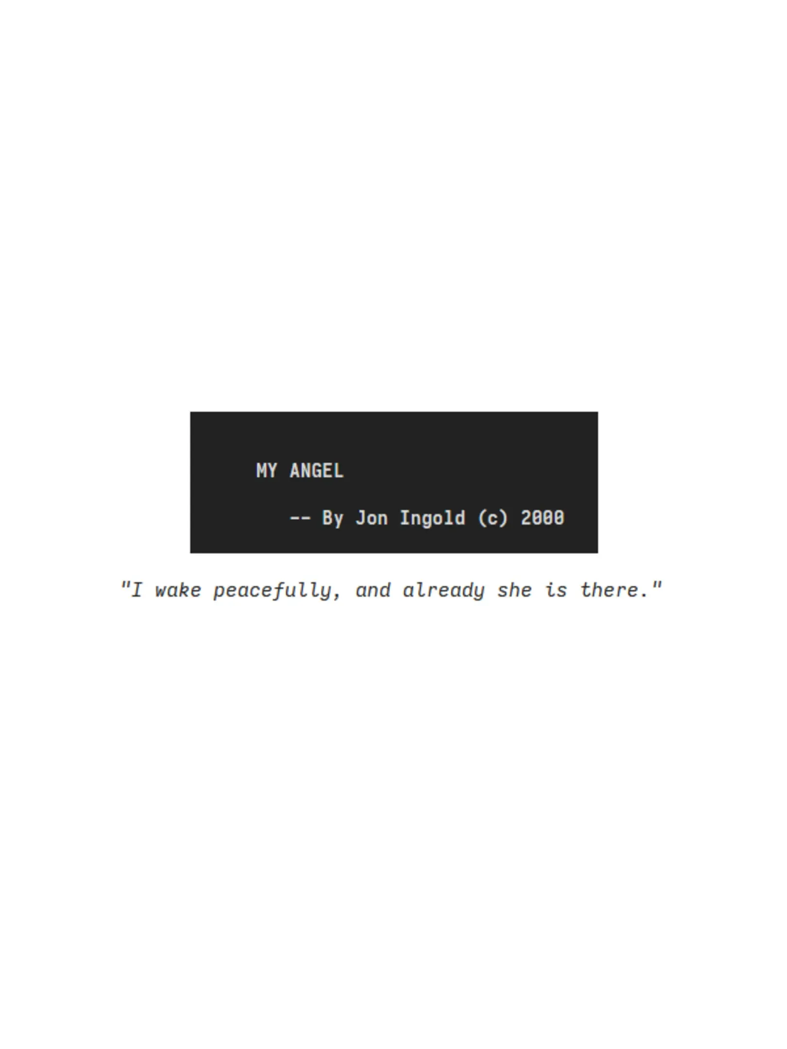 My Angel | Stash - Games tracker