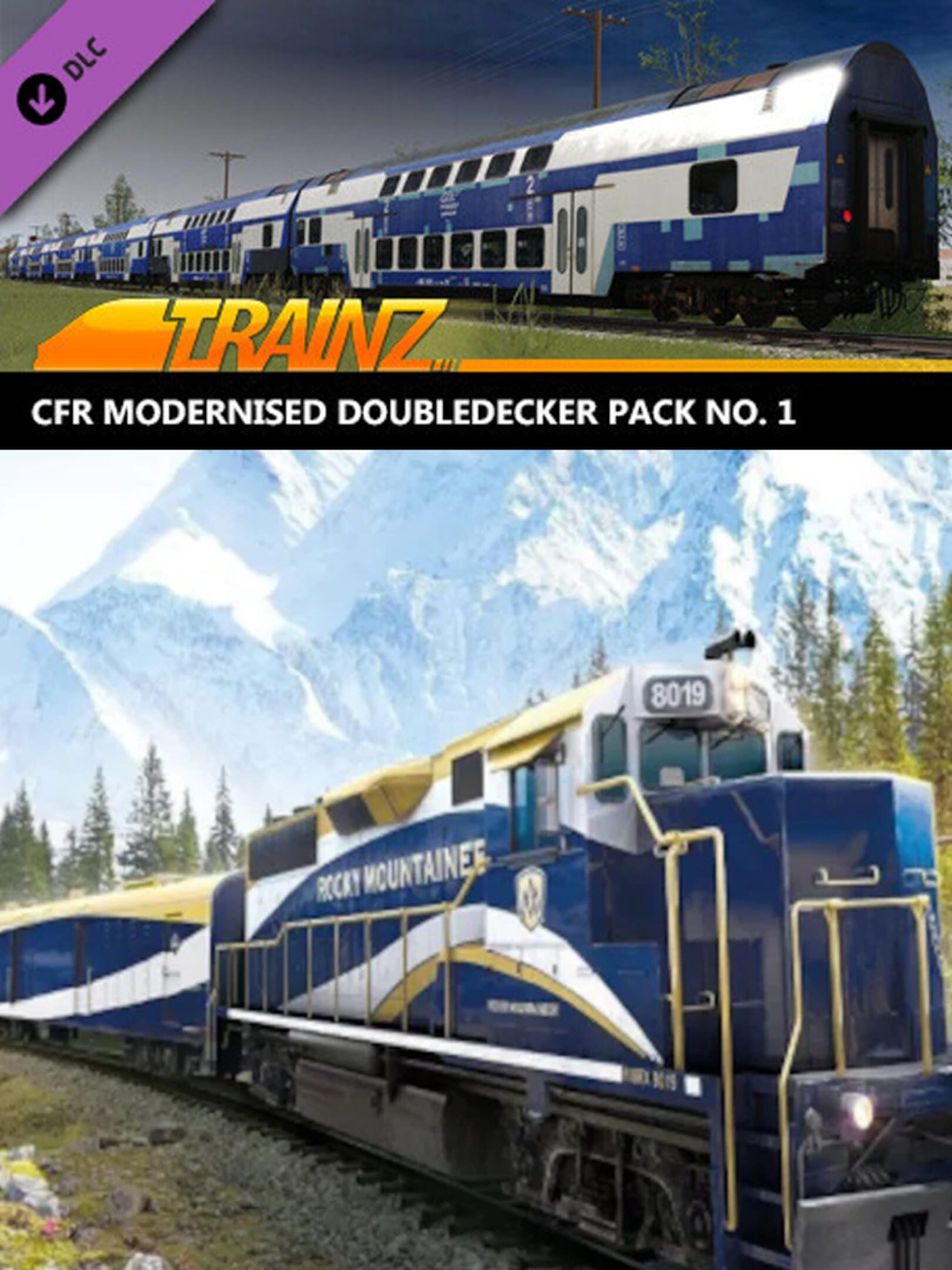 Trainz Railroad Simulator 2019: CFR Modernised Doubledecker Pack No. 1 ...