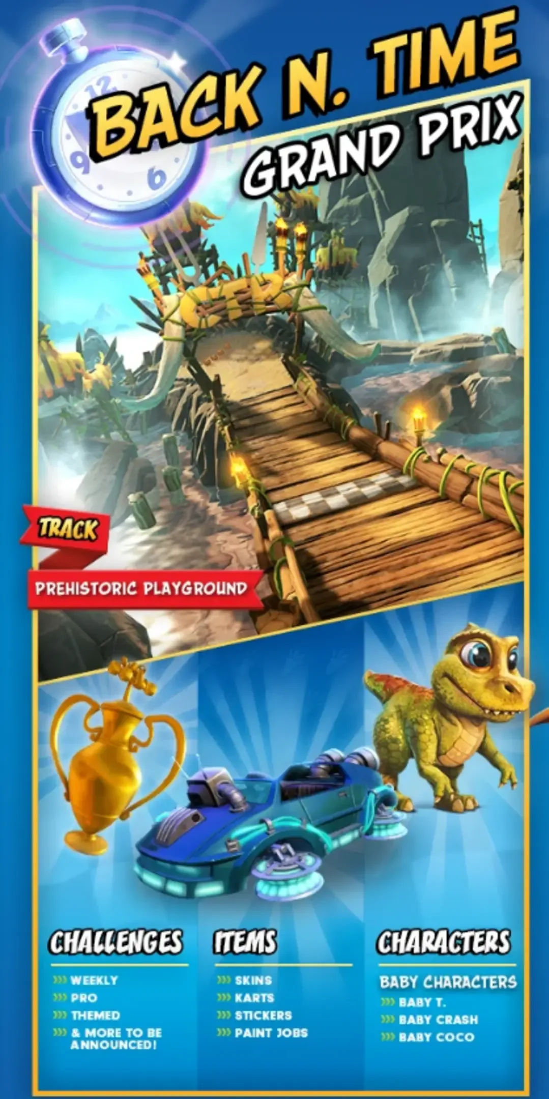 Crash Team Racing Nitro-Fueled: Back N. Time Grand Prix | Stash - Games ...