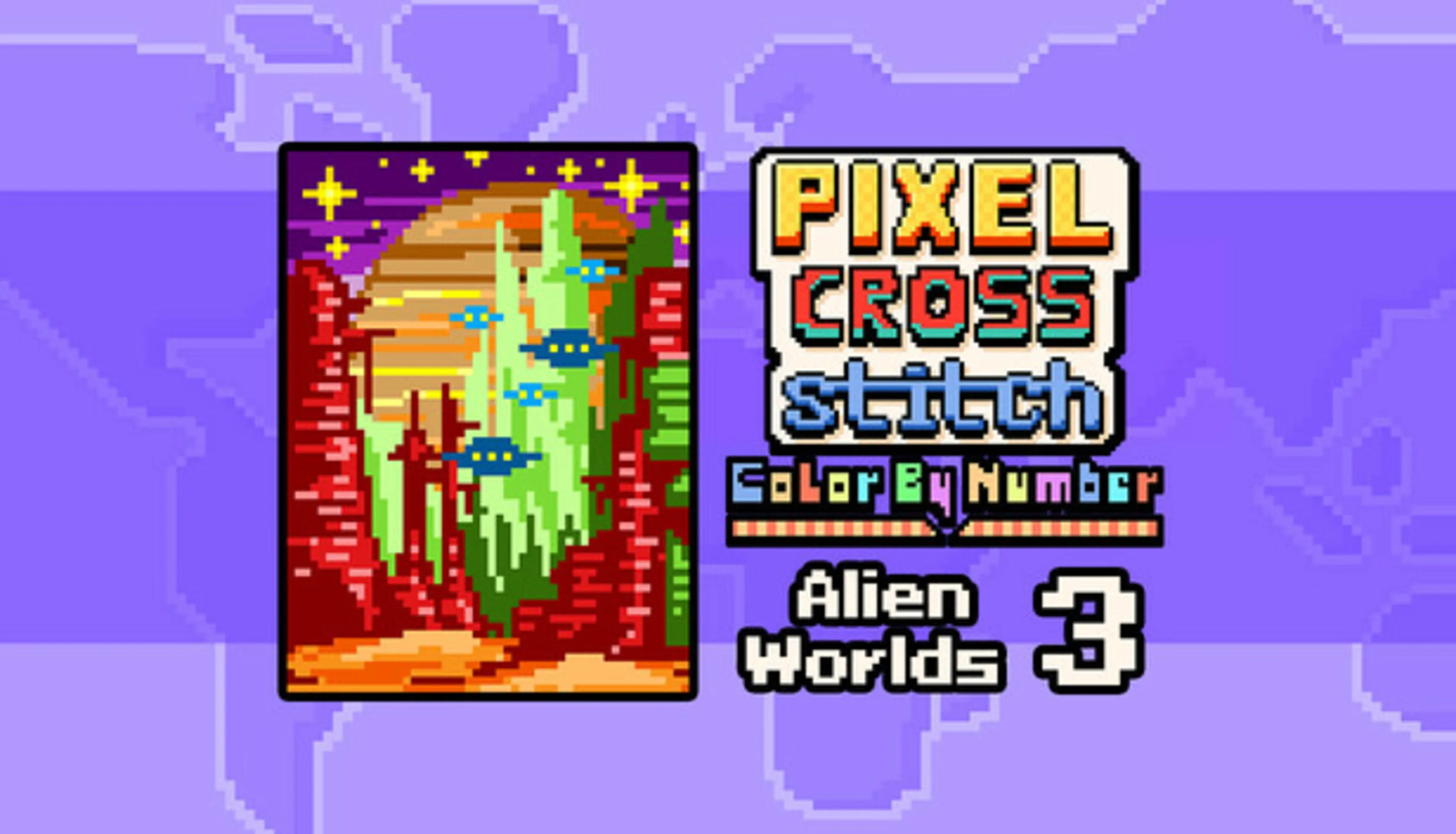 Pixel Cross Stitch: Alien Worlds Pack 3 | Stash - Games tracker