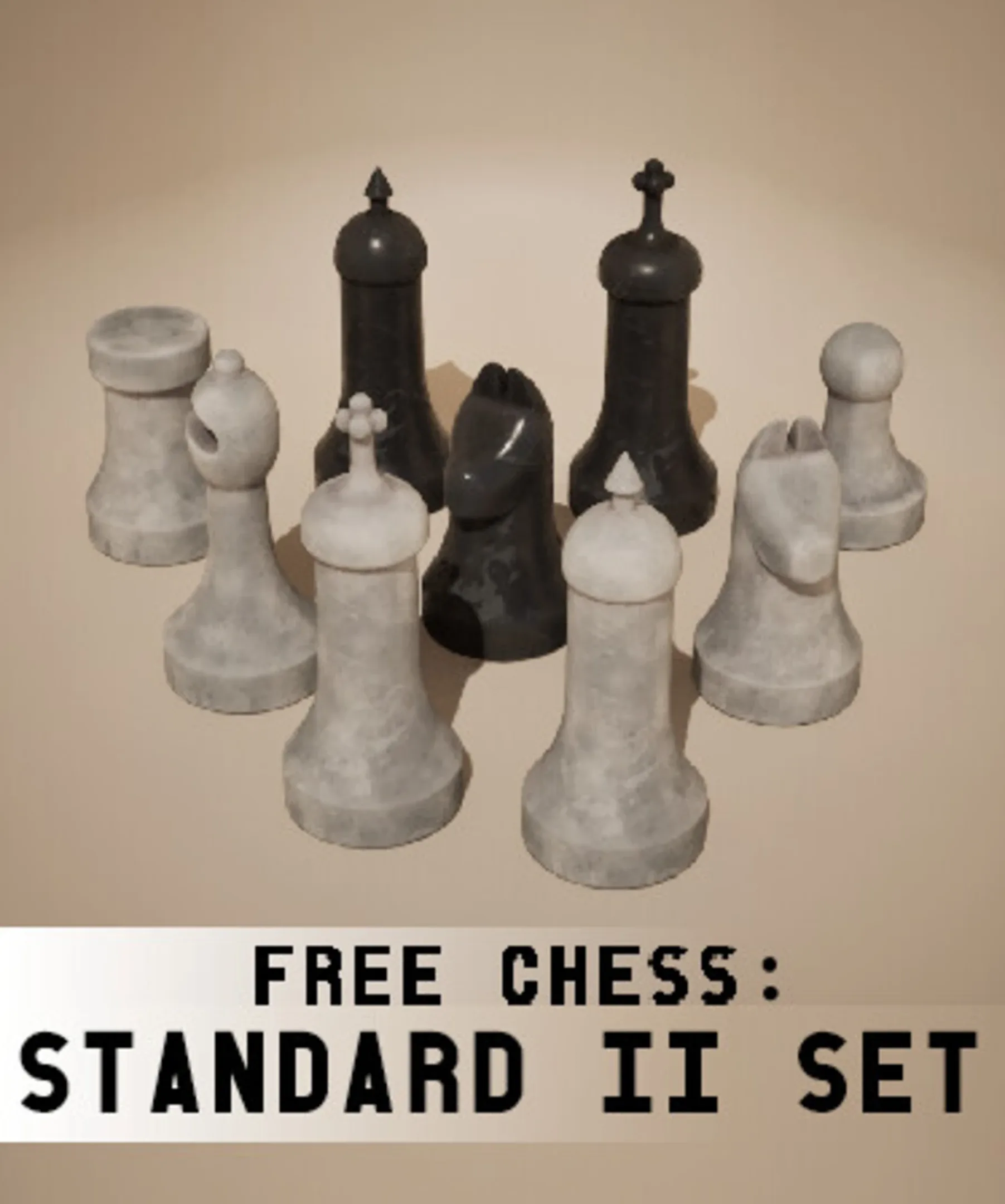 Free Chess: Standard II Set | Stash - Games tracker