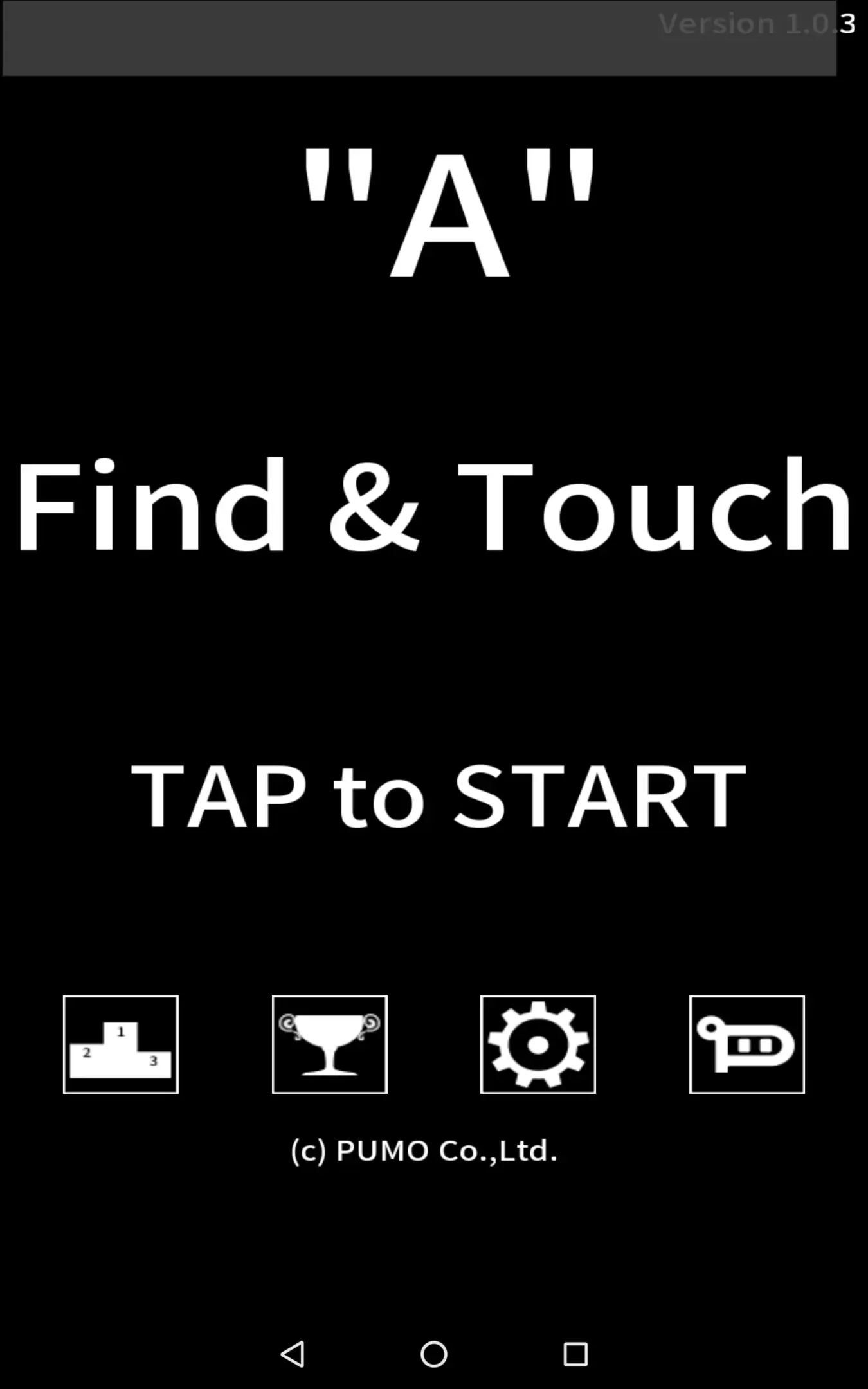 "A" Find & Touch | Stash - Games tracker