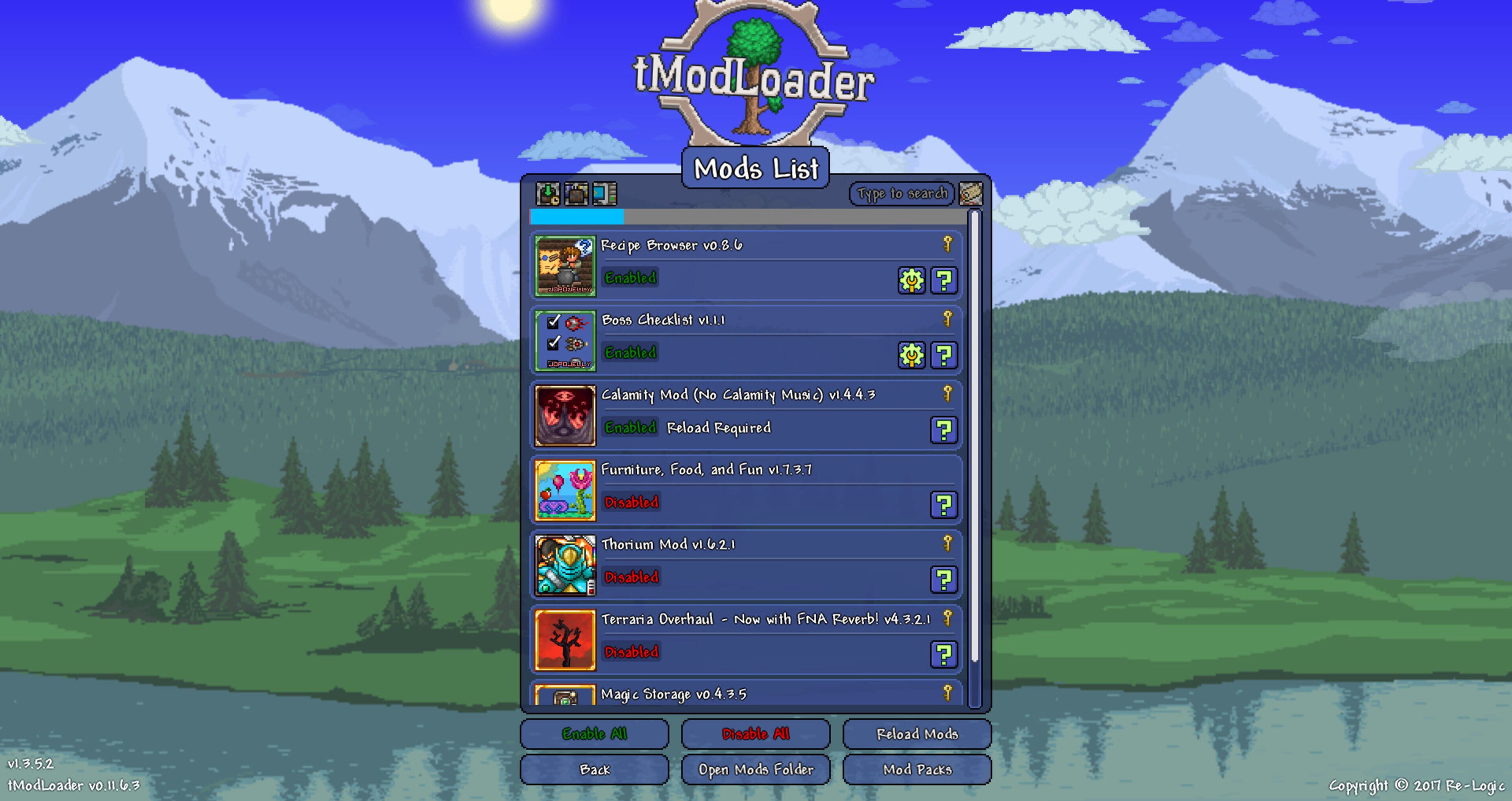 tModLoader | Stash - Games tracker