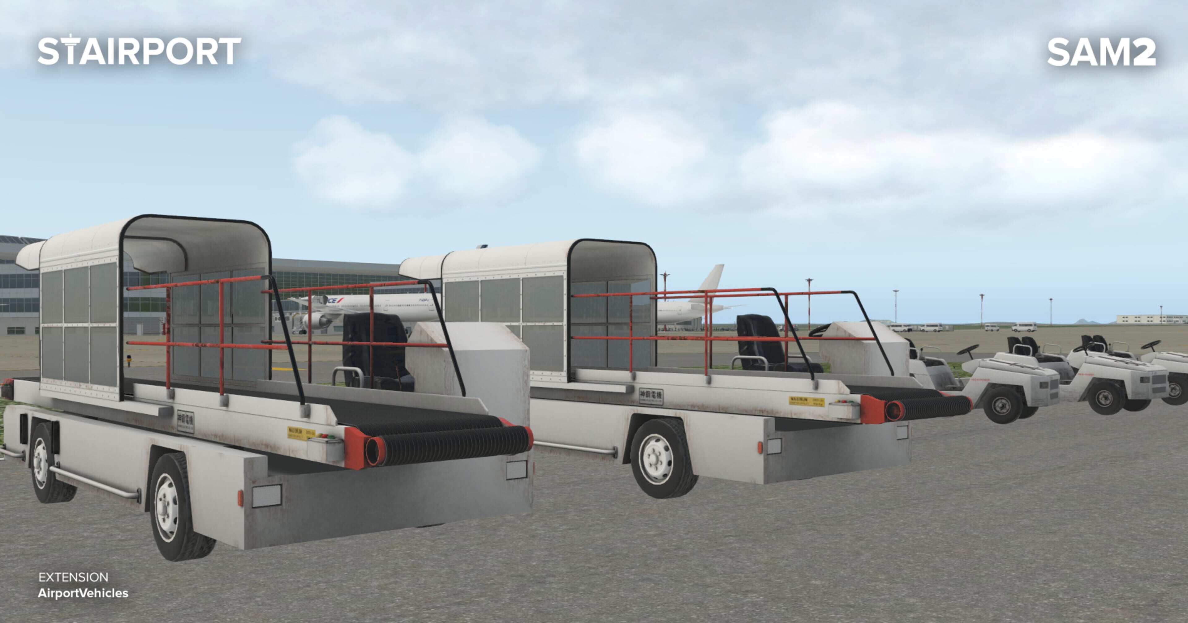 X-Plane 11: SAM Airport Vehicles | Stash - Games tracker