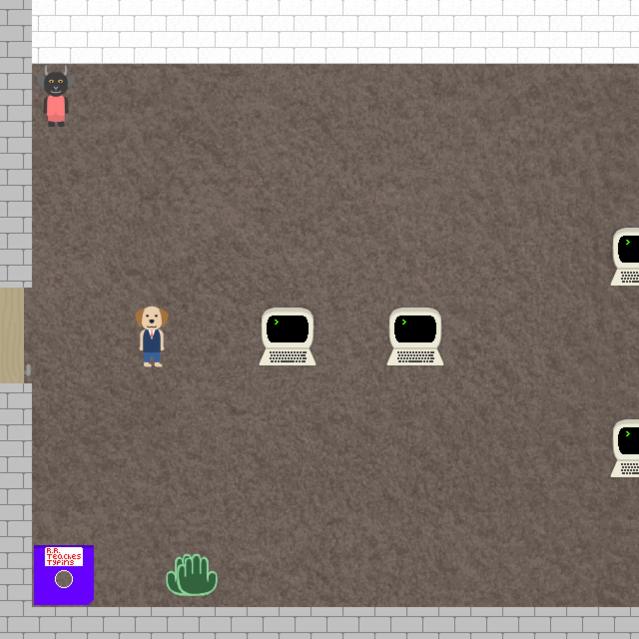 Ronald Regan Teaches Typing