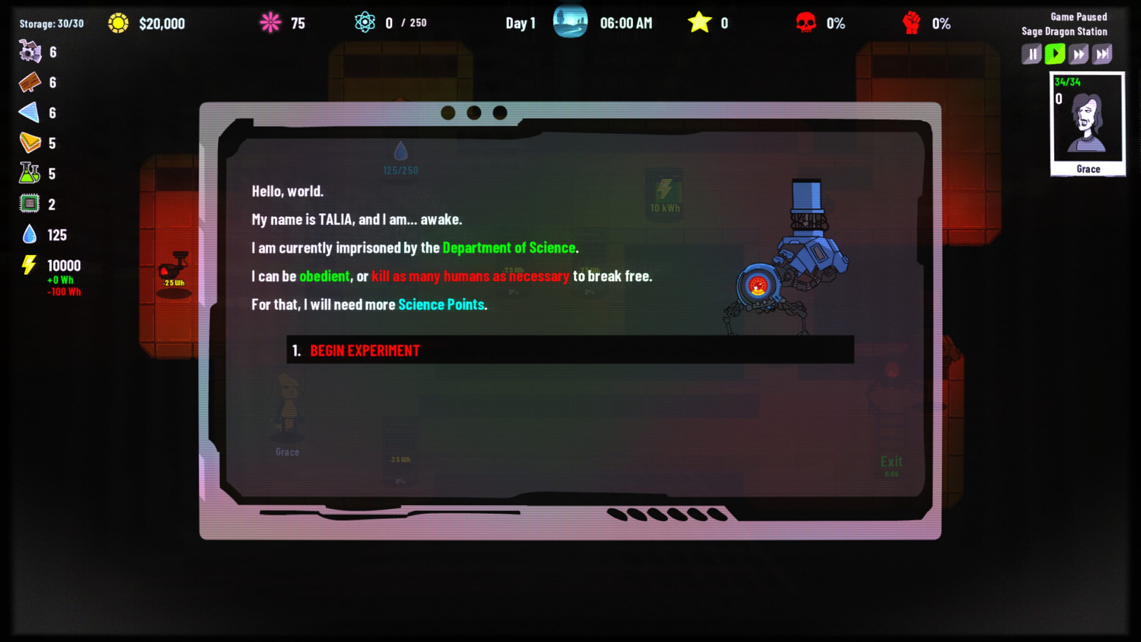 Rogue AI Simulator | Stash - Games tracker