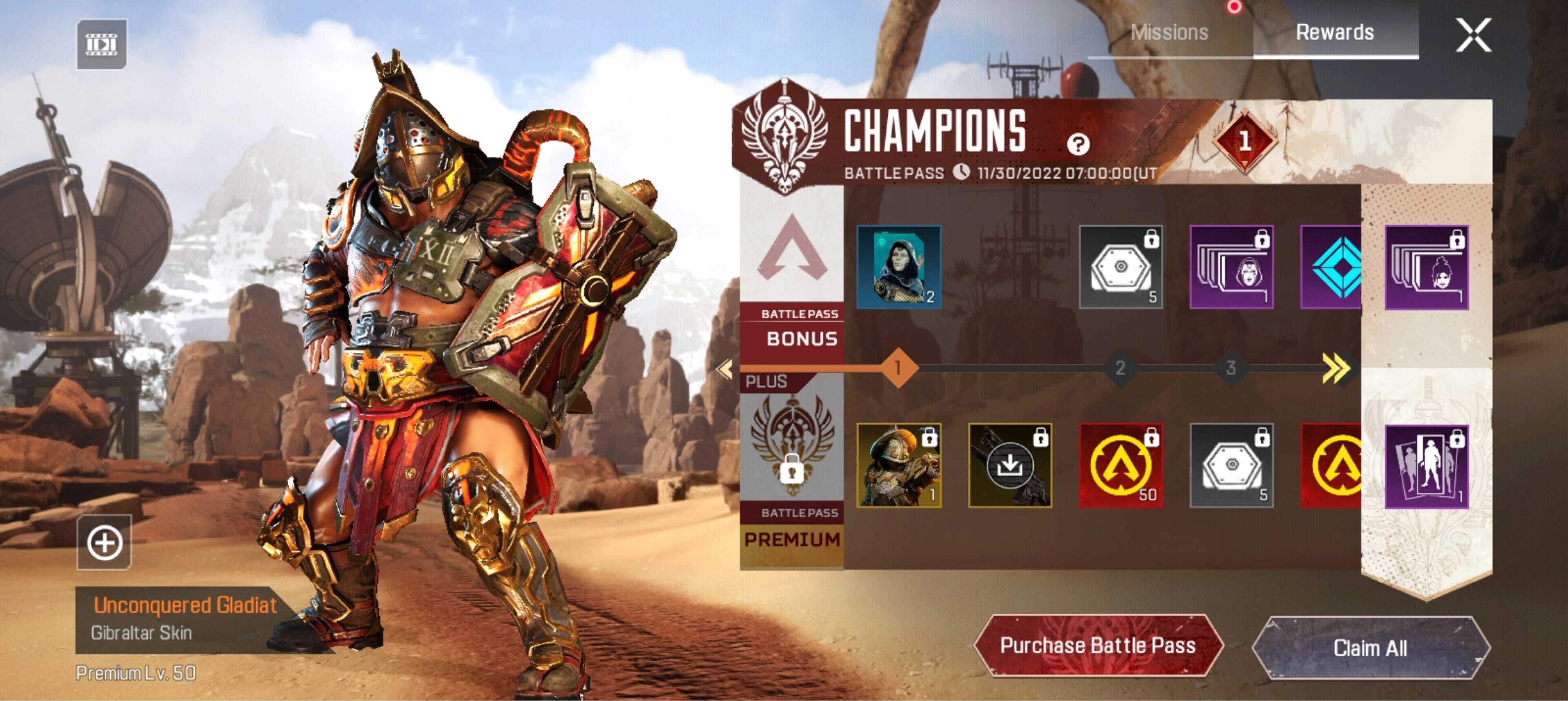 Apex Legends Mobile: Champions | Stash - Games tracker