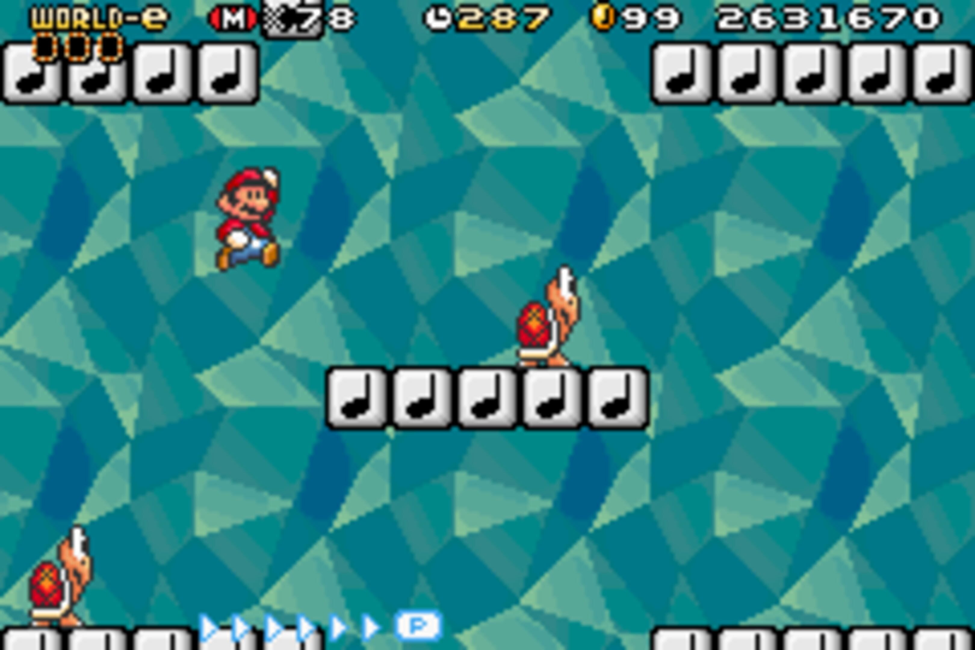 Super Mario Advance 4: Super Mario Bros. 3-e - Magical Note Blocks (2003)
