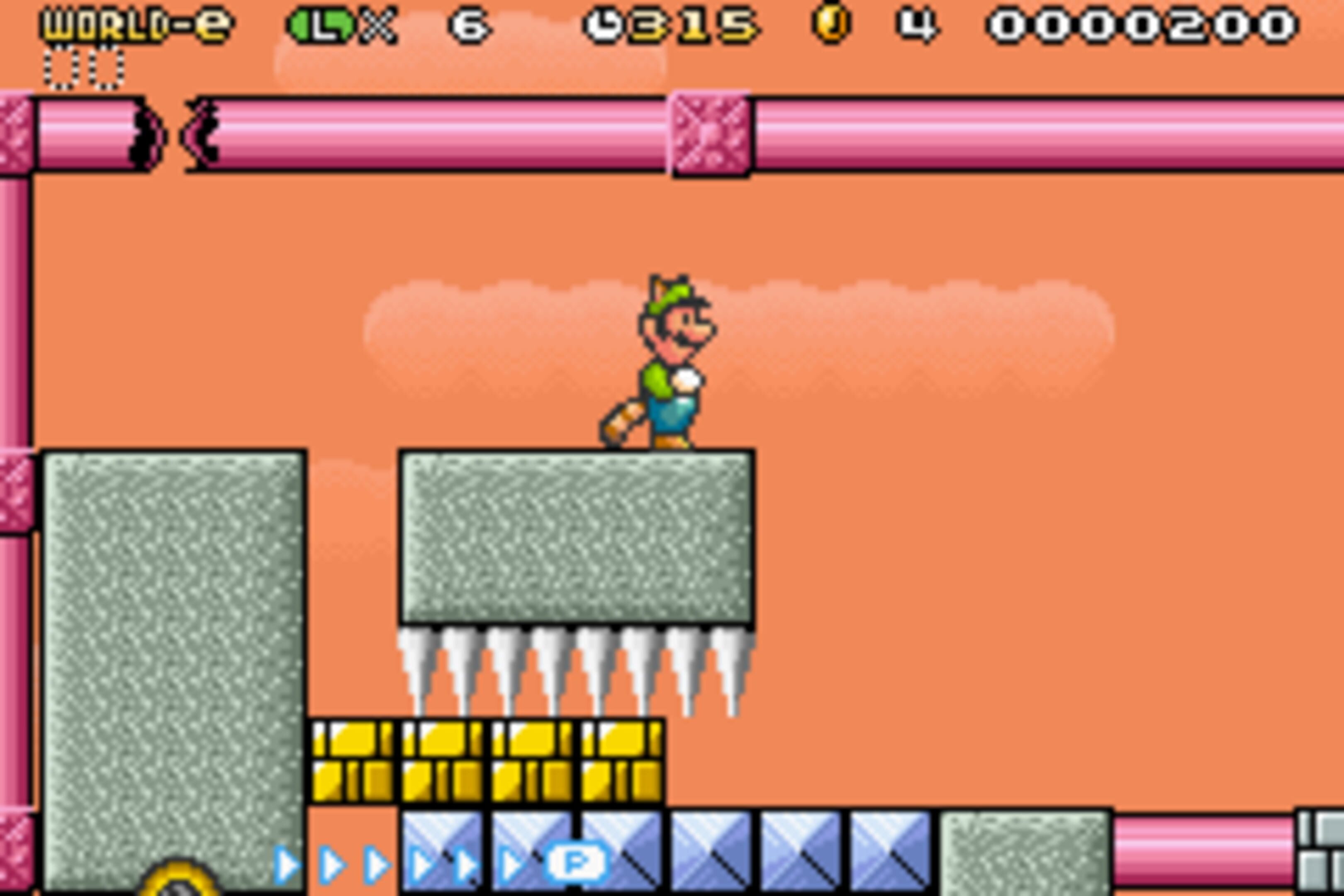 Super Mario Advance 4: Super Mario Bros. 3-e - Puzzling Pipe Maze (2004)