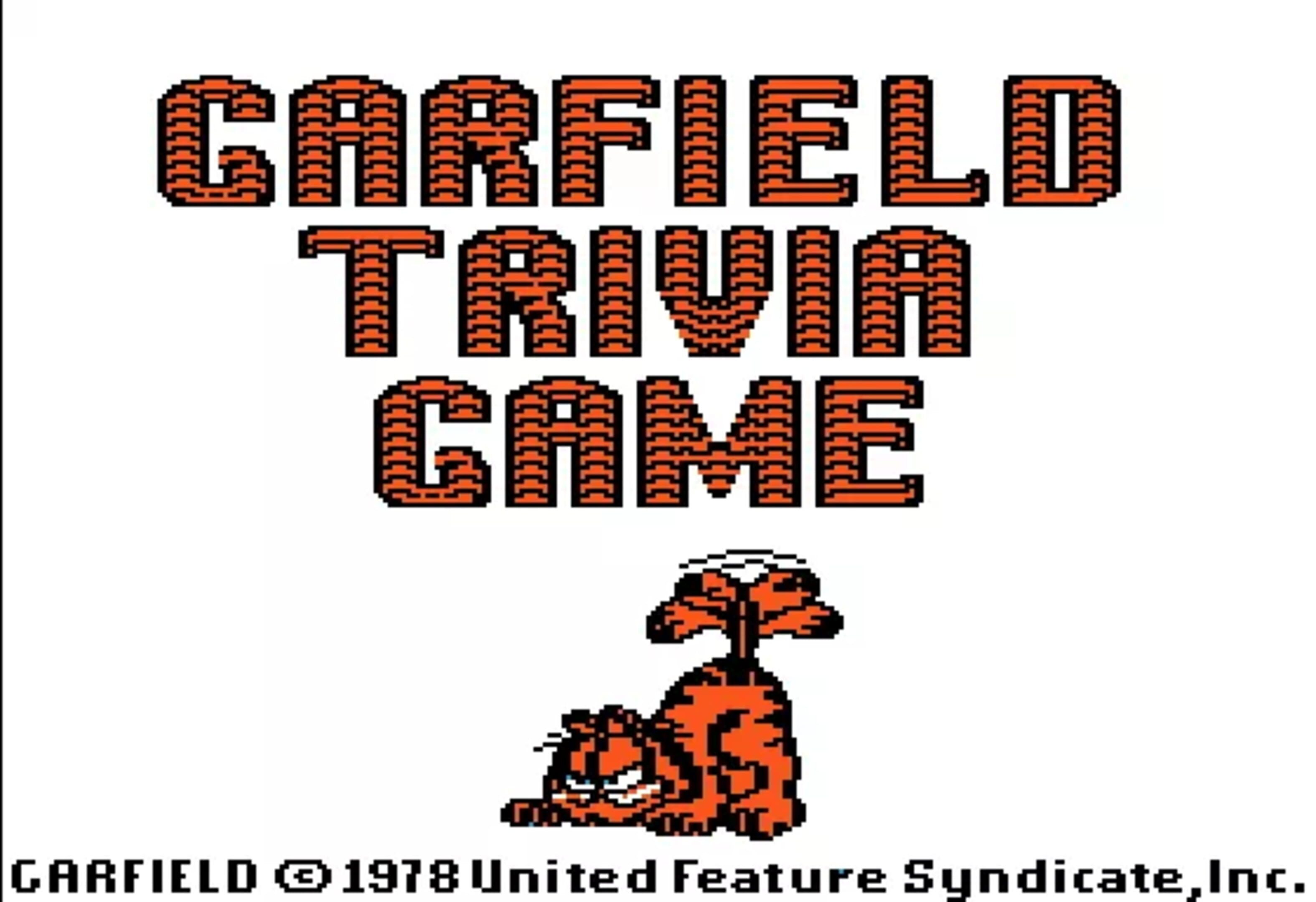 Garfield Trivia Game | Stash - Games tracker