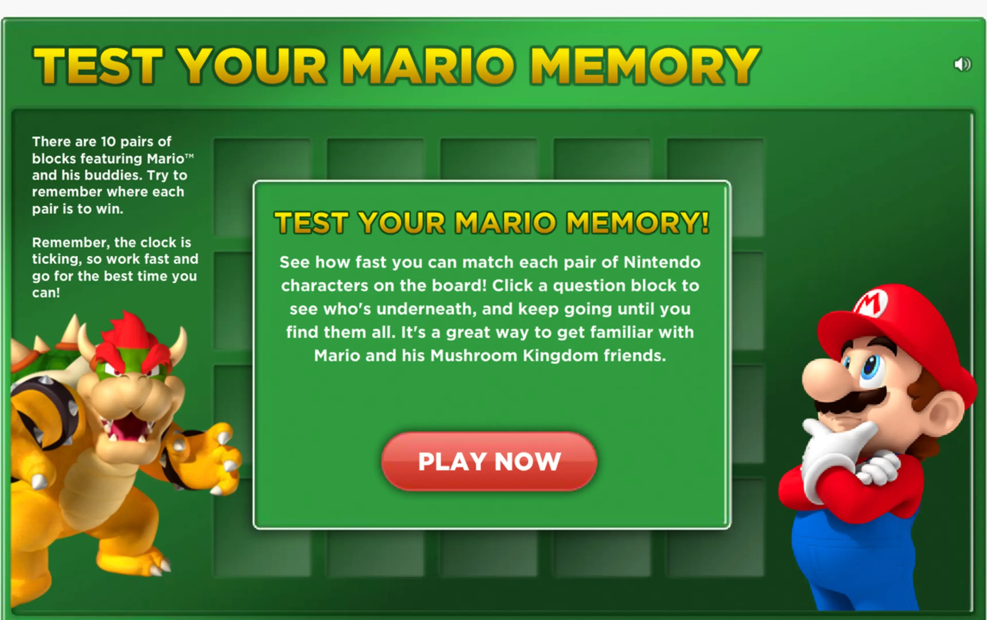 Test Your Mario Memory (2012)