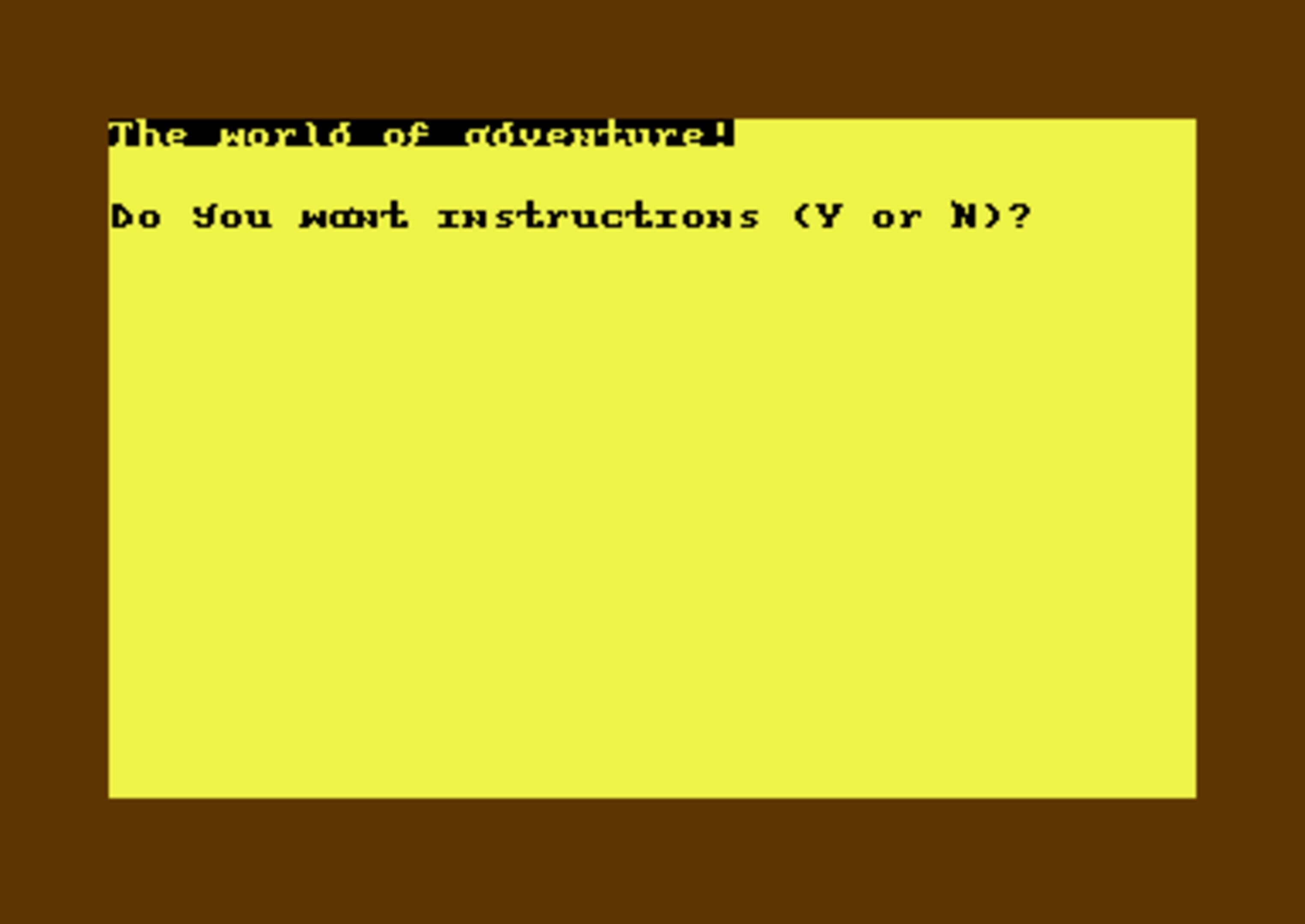 Colossal Cave Adventure (1976)