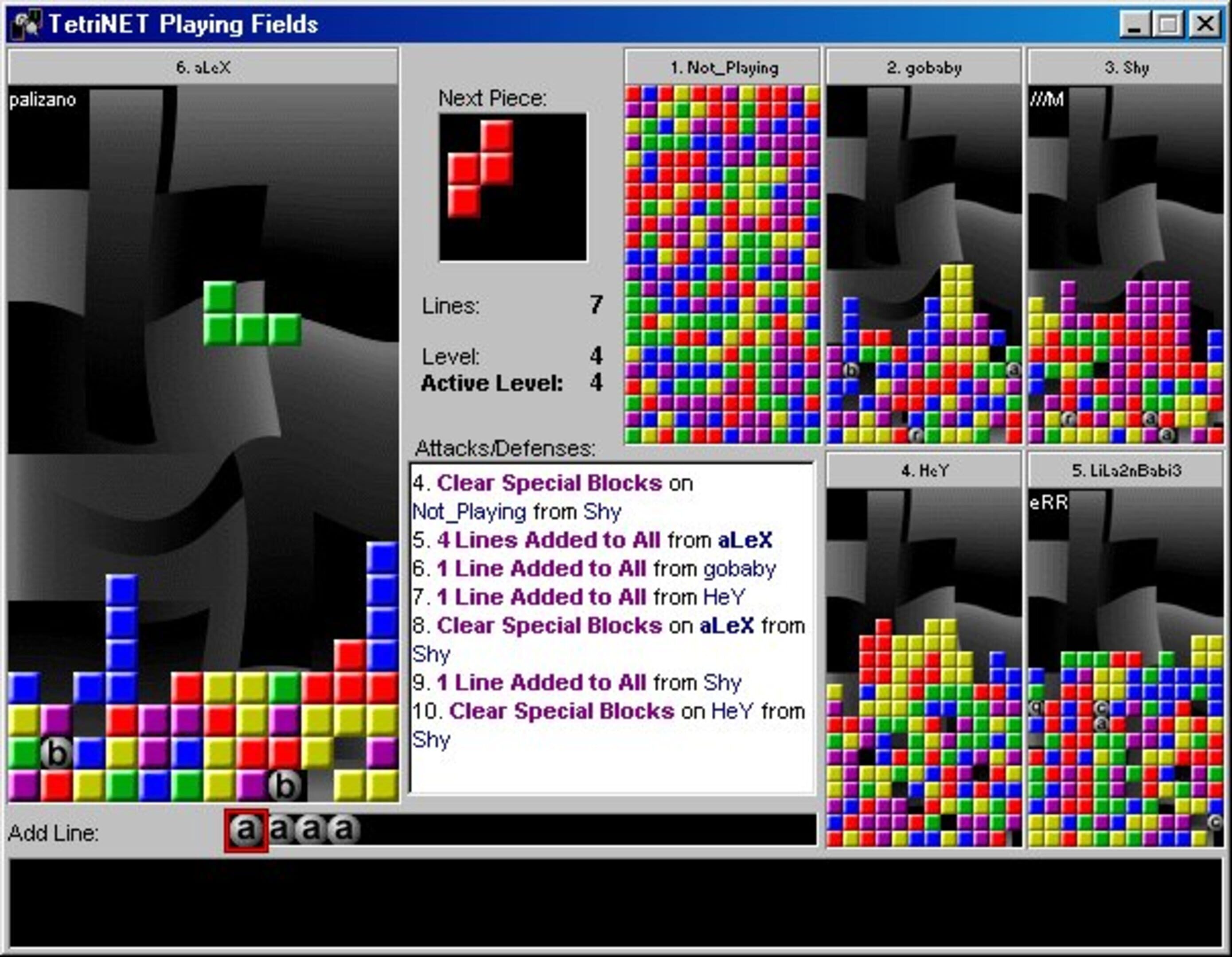 Tetrinet | Stash - Games tracker