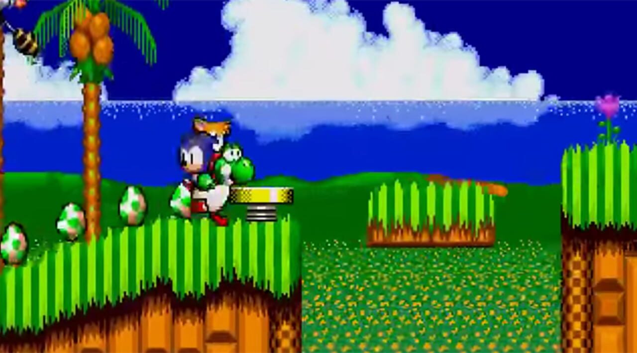 Yoshi in Sonic the Hedgehog 2 - Starsheep.net
