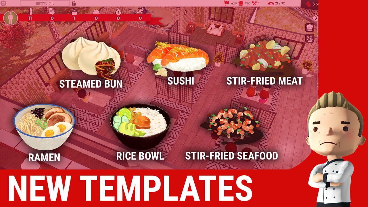 Chef: A Restaurant Tycoon Game - Eastern Asian Cuisine - Starsheep.net