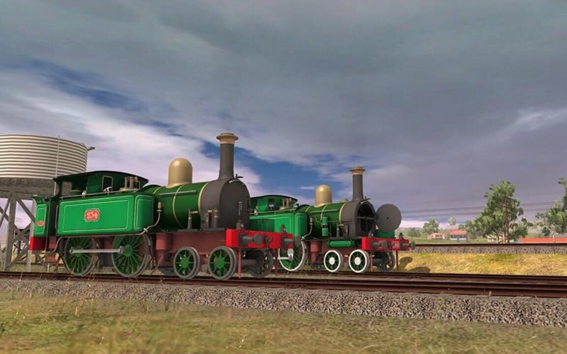 Trainz Railroad Simulator 2022: VR M Class 4-4-0 - Early 2 Tone Green