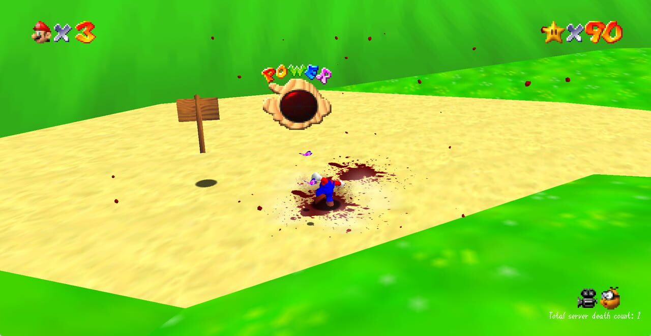 Super Mario 64: Gore/Hard-Mode - Starsheep.net