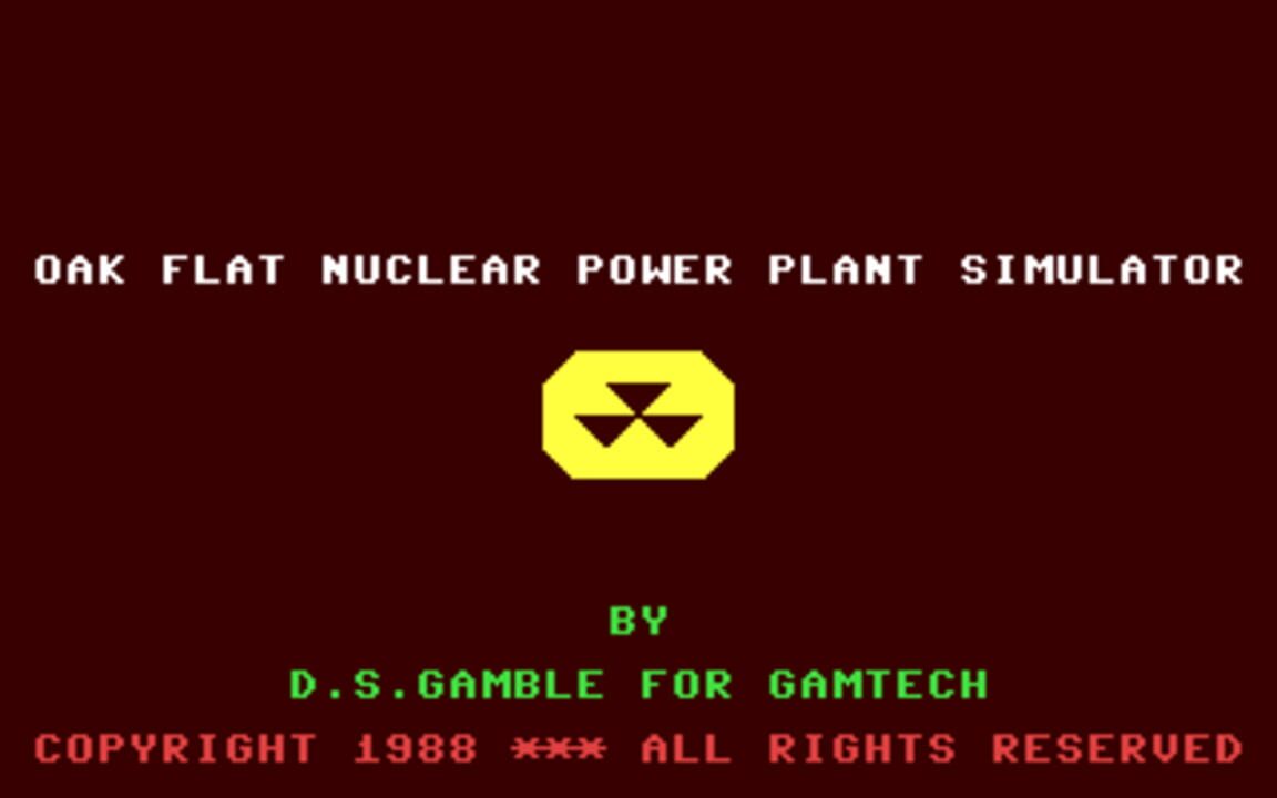 The Oakflat PWR Nuclear Power Plant Simulator | indienova GameDB 游戏库