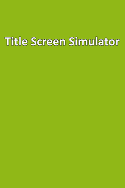 Title Screen Simulator - Ocean of Games