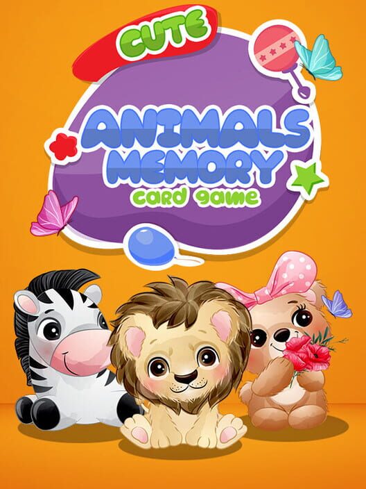 Cute Animals Memory Card Game