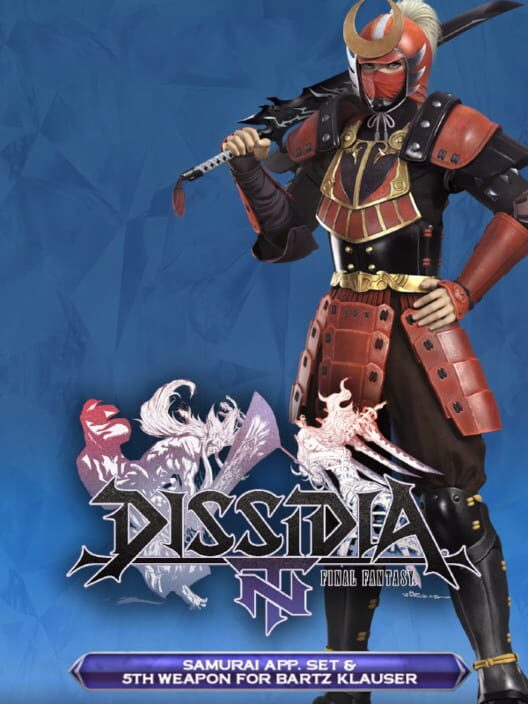 Dissidia Final Fantasy NT: Samurai App. Set & 5th Weapon for Bartz ...