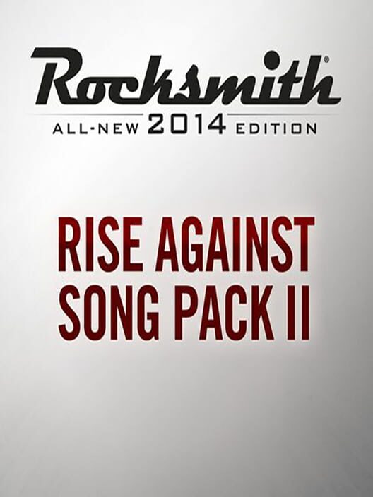 Rocksmith 2014: Rise Against Song Pack II (2016)