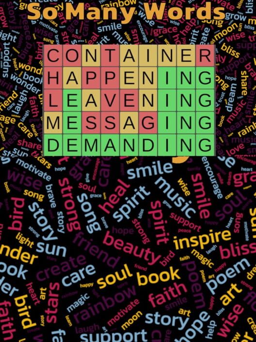 So Many Words (2023)