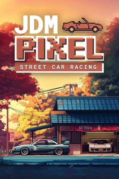 JDM Pixel Street Car Racing