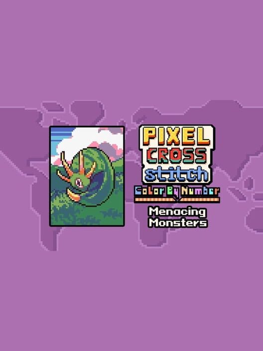 Pixel Cross Stitch: Color by Number - Menacing Monsters Pack (2025)