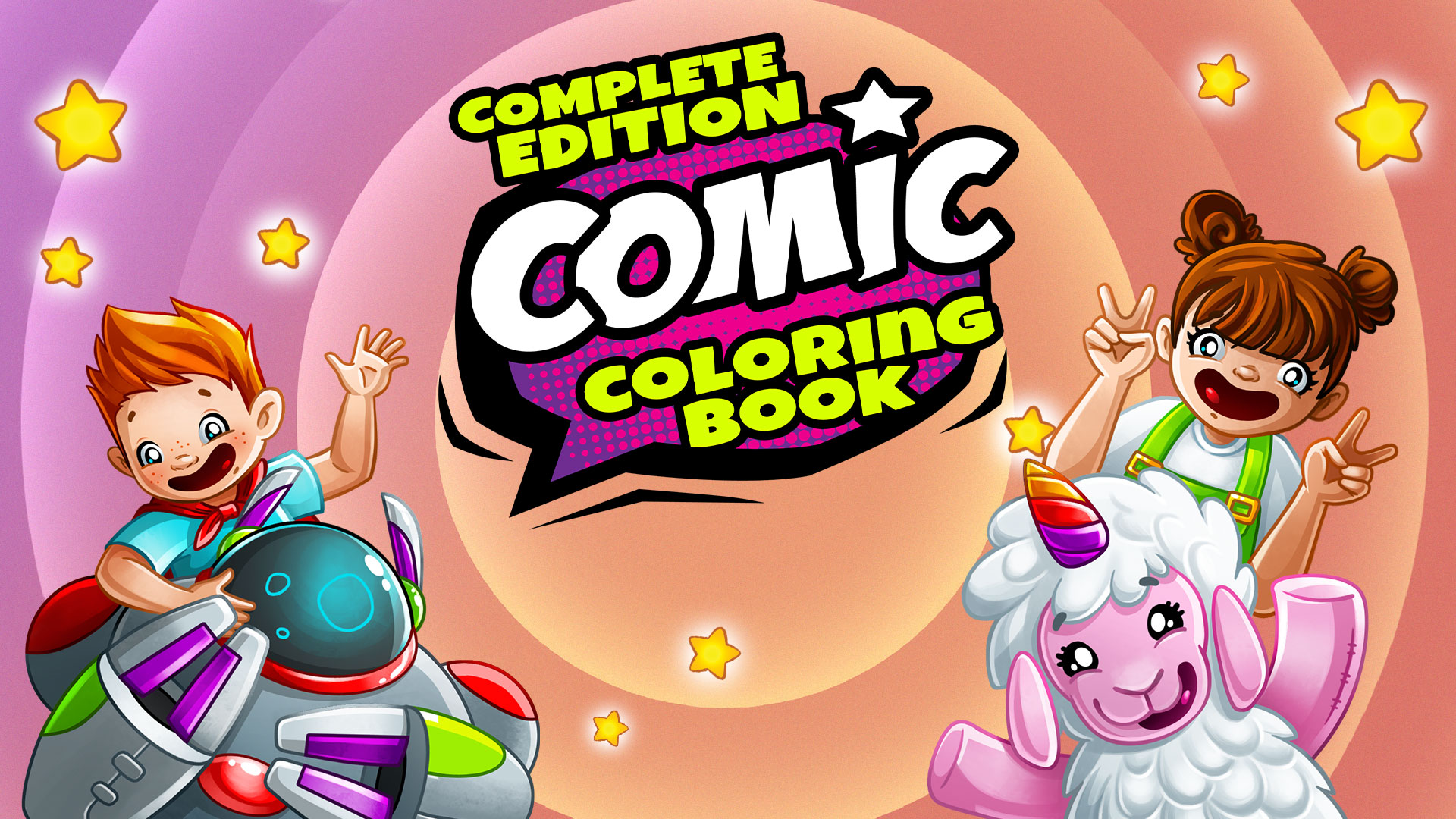Comic Coloring Book: Complete Edition - Press Kit
