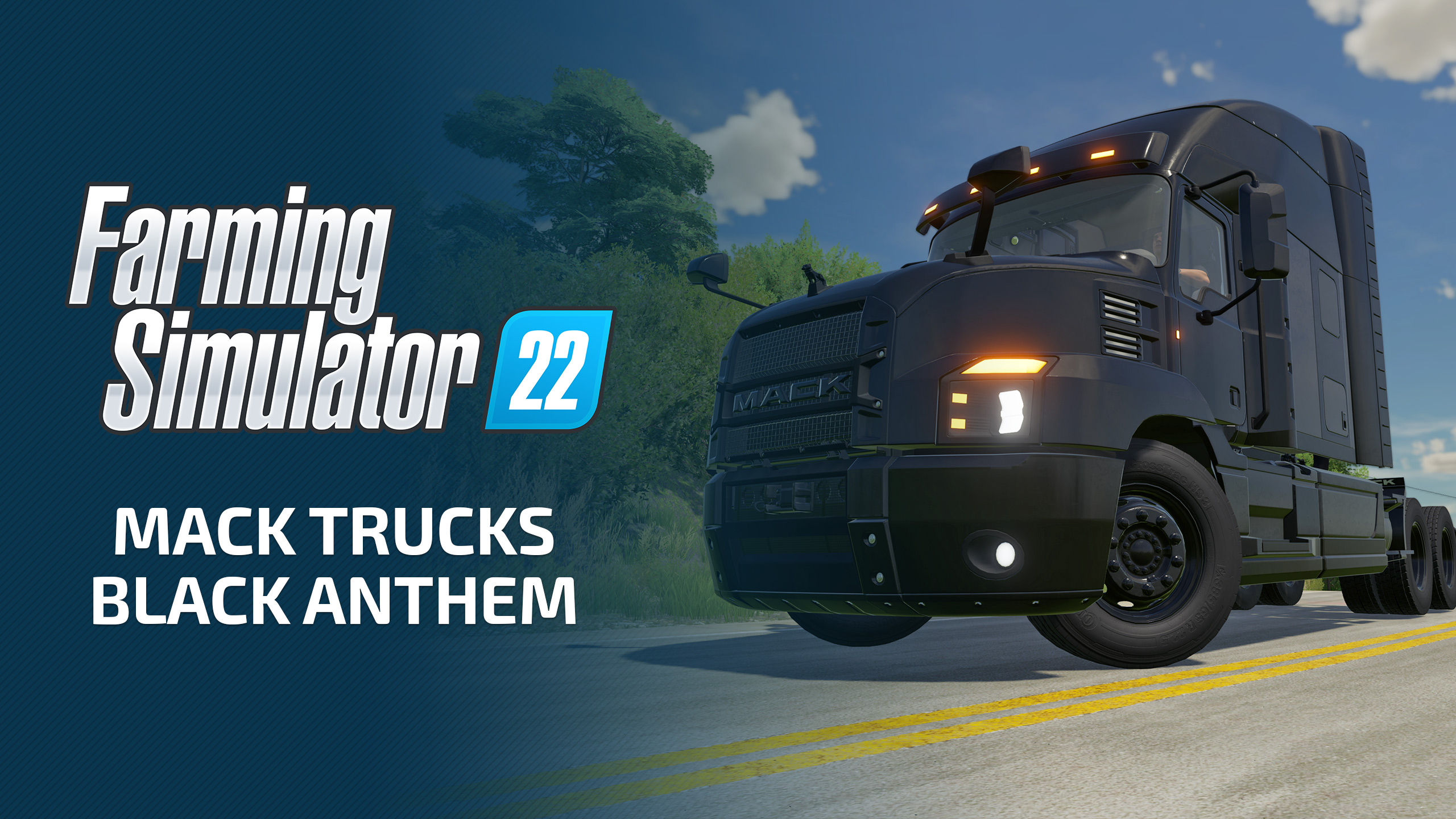 Farming Simulator 22: Mack Trucks - Black Anthem - Press Kit