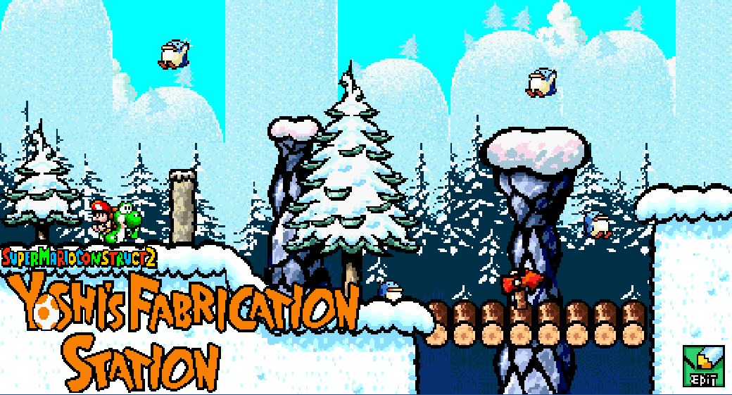 Super Mario Construct 2: Yoshi's Fabrication Station - Press Kit