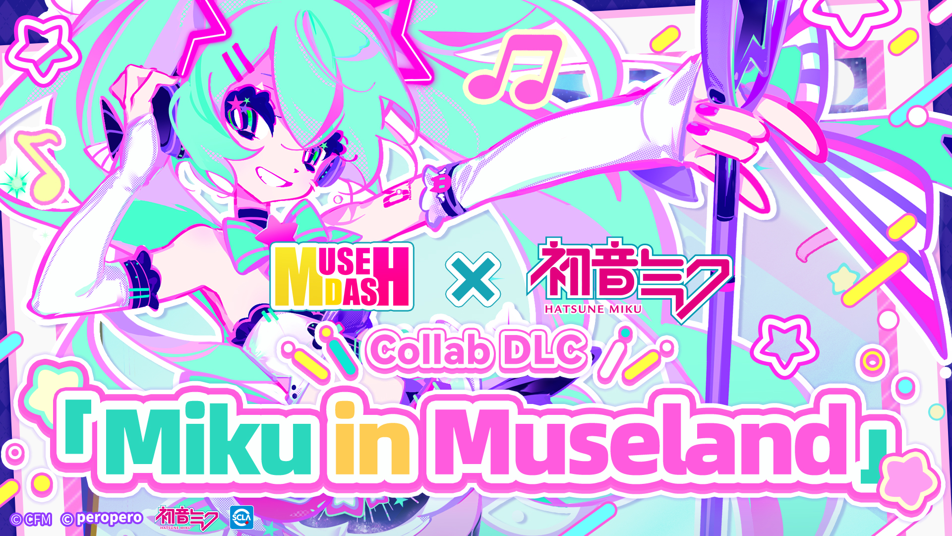 Muse Dash: Hatsune Miku Collab DLC - Miku in Museland - Press Kit