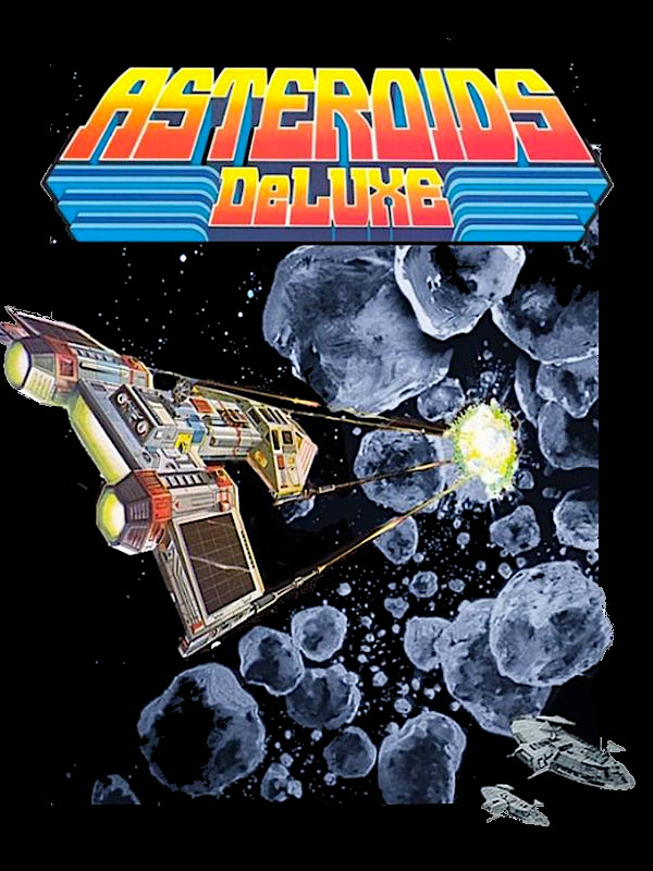 Asteroids Arcade Art