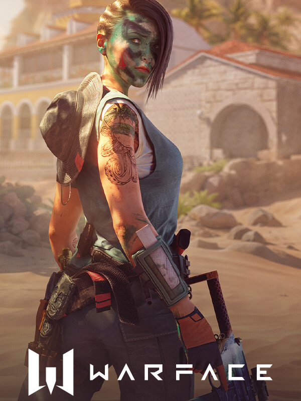 Warface Soldier Girl With Gun