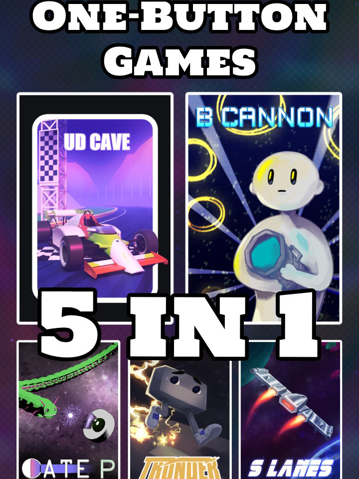One Button Games 5-in-1 (2023)