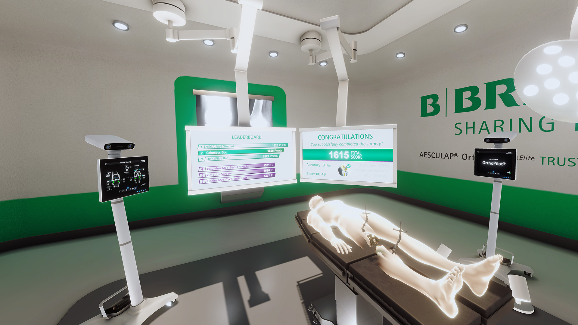 AESCULAP OrthoPilot Elite VR Palpation - Press Kit