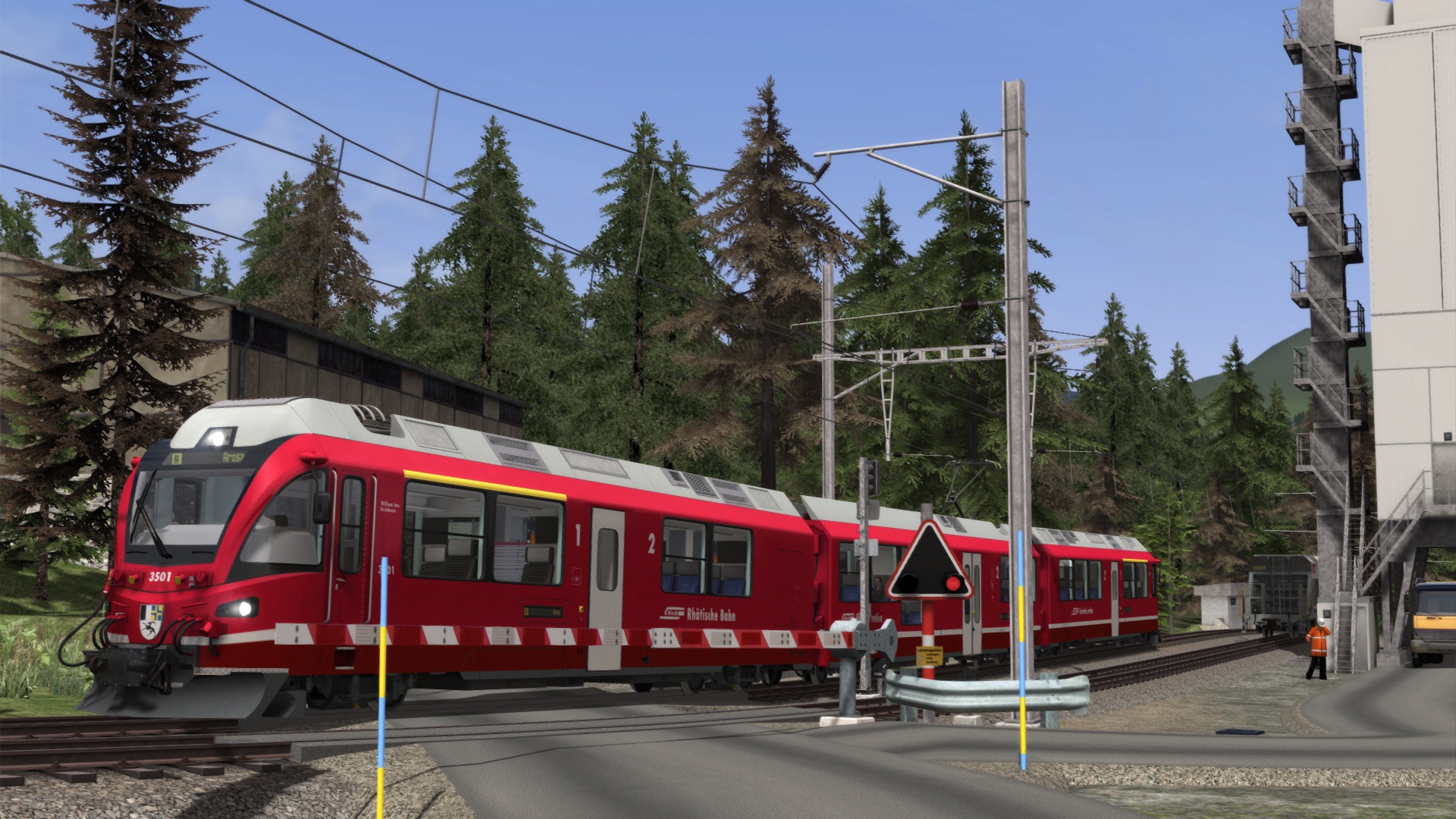 Train Simulator: Arosa Line Route Add-On - Press Kit