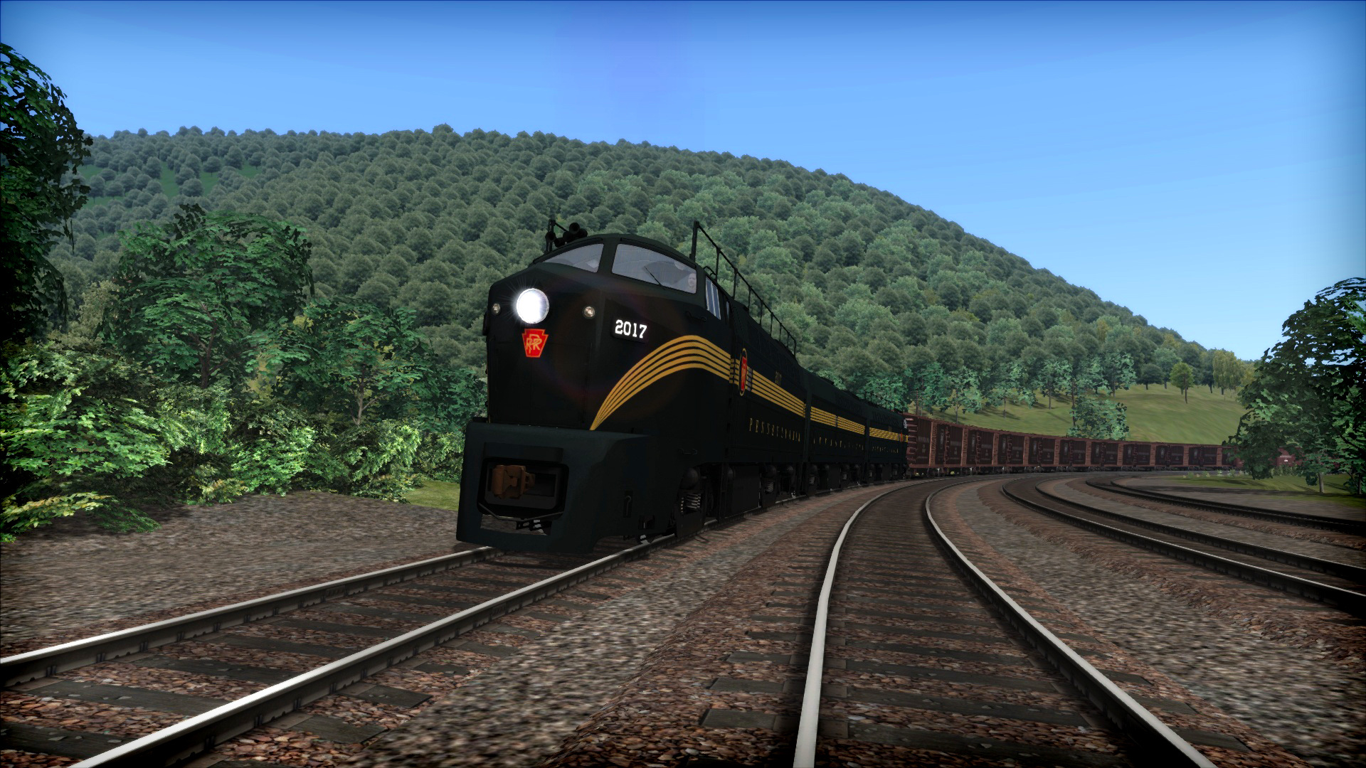 Train Simulator 2021: PRR RF-16 'Sharknose' Loco - Press Kit