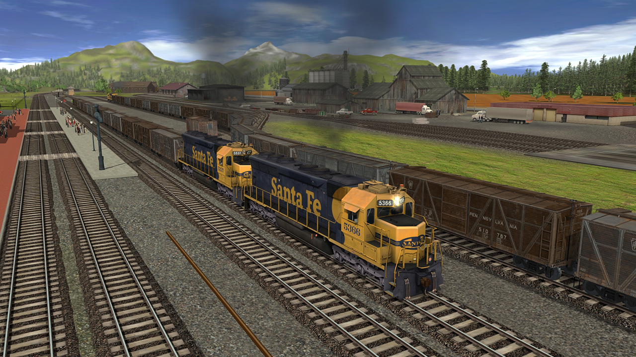 Trainz railroad мод